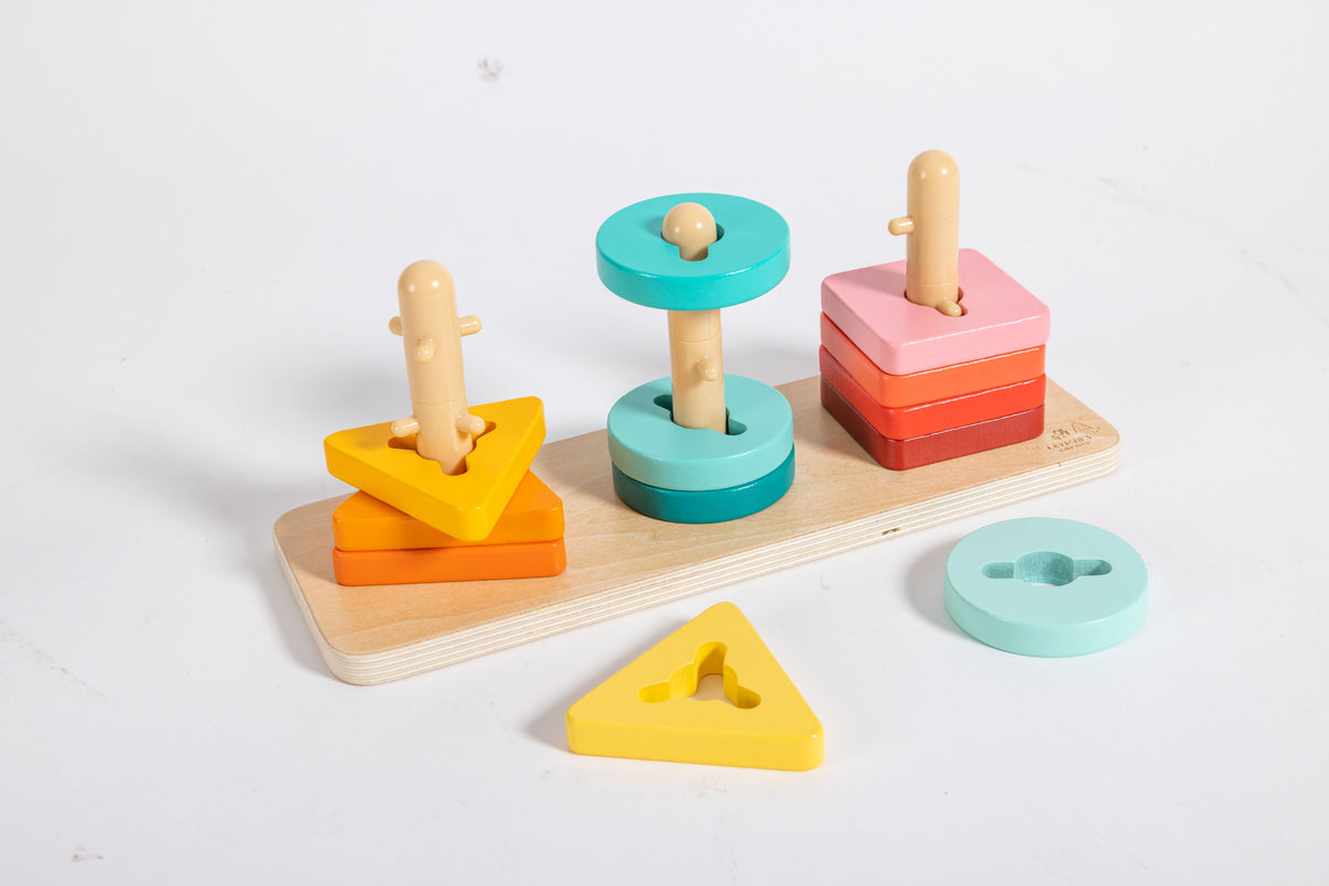 Twist and Pivot Stacking and Sorting Toy for Toddlers – Leticia's Corner